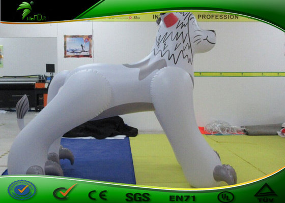 PVC 2m High Inflatable Cartoon Characters Inflatable White Lion