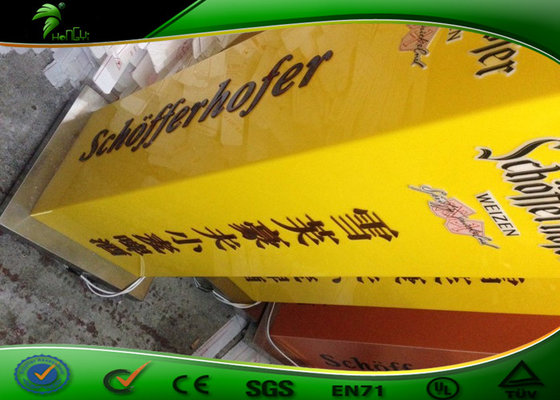 Luminous Acrylic Sign Board , LED Acrylic Letters For Outdoor Signs