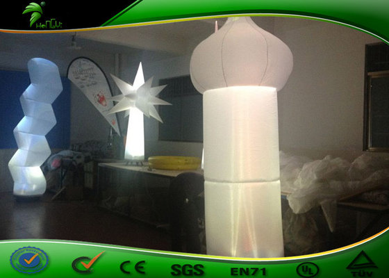 3m Tall  Inflatable Lighting Decoration Inflatable Cone With LED Light