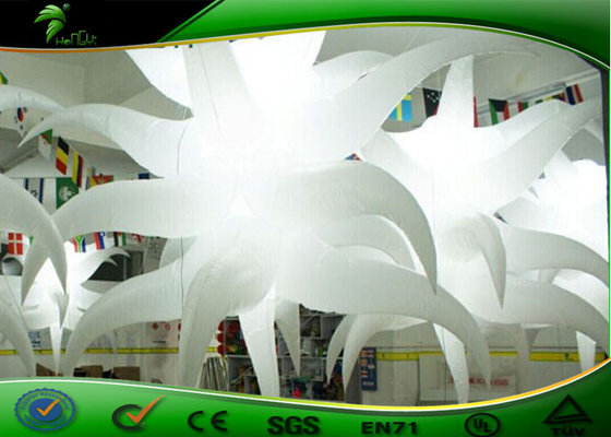 Oxford Cloth Star Shaped Inflatable Lighting Decoration With Inside Blower