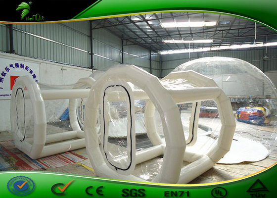 Durable PVC Inflatable Bubble Tent , Inflatable Crystal Bubble Air Supported Dome