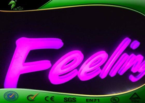 Custom Eco - Friendly Acrylic LED Sign Board For Advertising / Acrylic Door Sign