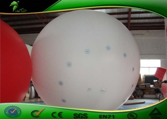 White Inflatable Advertising Balloons , Inflatable Extra Large Helium Balloons
