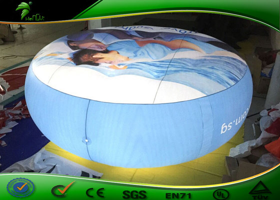 Led Light Inflatable Advertising Balloons Oxford Cloth Durable 3m Dia