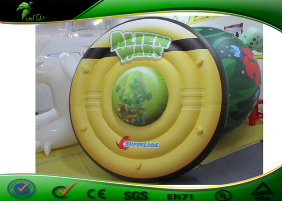 PVC Inflatable Shapes Inflatable Flying Saucer With Ropes For Hanging