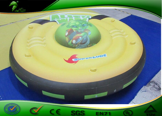 PVC Inflatable Shapes Inflatable Flying Saucer With Ropes For Hanging