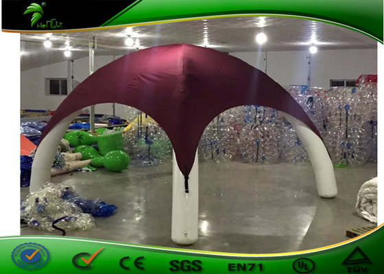 Multifunctional Inflatable Air Tent , Spider Shape Red Inflatable Dome Tent