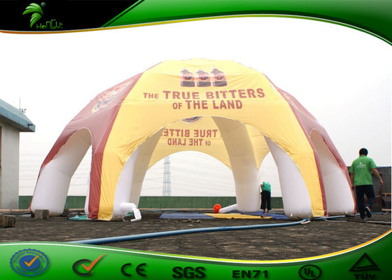 Aluminium Alloy Pole Inflatable Air Tent , Big Outdoor Inflatable Event Tent