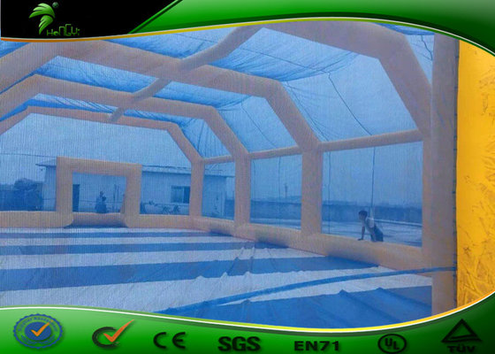 Durable UV Printing Inflatable Outdoor Tent Blue Long For Winter Use