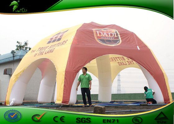 10m Giant Commercial Inflatable Tent Colorful Digital Printing EN14960