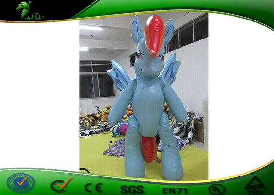 Attractive Inflatable Cartoon Characters , lnflatable Rainbow Pony Costume