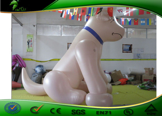 PVC 0.4mm Inflatable Cartoon Characters , 60 Inch Height Inflatable Ice Cream Dog