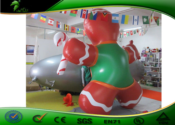 Balloon Type Red Candy Inflatable Human Lead Free Anti - UV For Flying