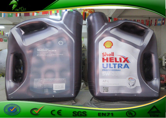 3m Height Inflatable Shapes , PVC Grey  Logo Printing Inflatable Cleaner Bottle