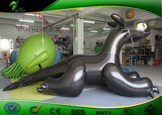 UV Printing Inflatable Cartoon Characters , Inflatable Animal Model Back Dragon