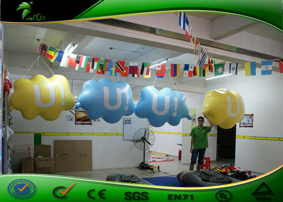 EN14960 Reusable Inflatable Cloud Balloon Interesting For Decoration