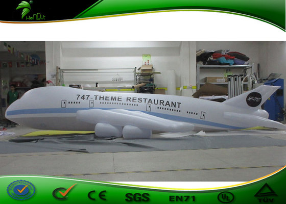Light PVC 0.18 Inflatable Airplane Model Eco - Friendly Versatile