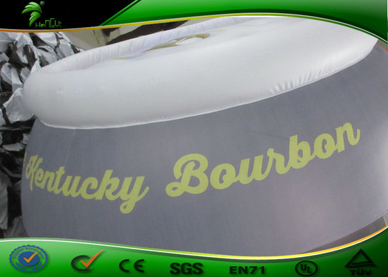 4mH Advertising Custom Giant PVC Inflatable Shapes / Inflatable Beer Can Balloon For Promotion
