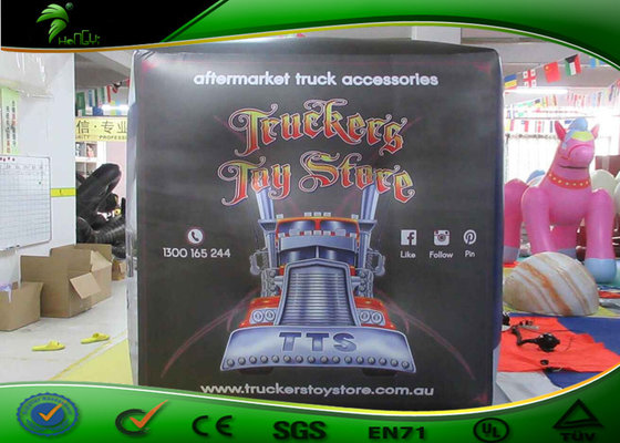 2*2*2 M Cube Inflatable Advertising Balloons With Full Logo Printing