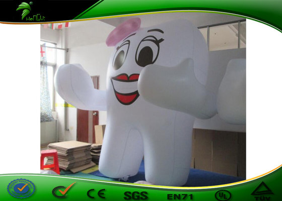 Custom Printing Inflatable Tooth Balloon , Special Shapes Balloons 3m High