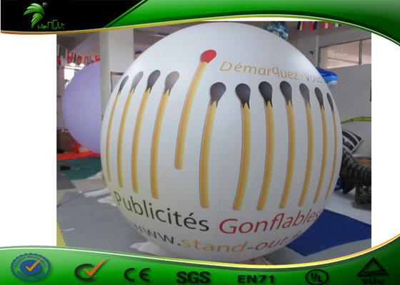 2m Dia Inflatable Floating Helium Inflatable Advertising Balloons Custom Printing