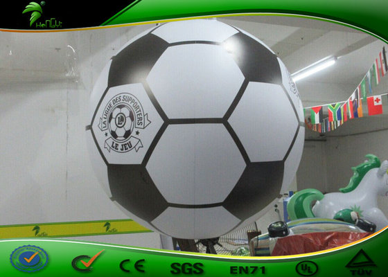1.2mL Soccer Shape Inflatable Advertising Balloons With Full Printing