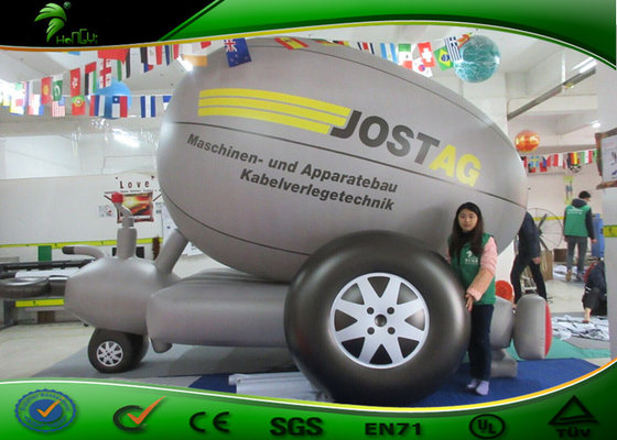 Inflatable Advertising Products 5M Inflatable Trailer / Tire  Helium Floating Balloon