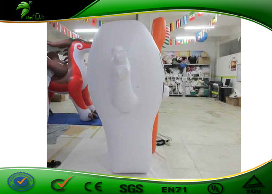 Huge Inflatable Advertising Balloons , Inflatable Tooth Model With Toothbrush