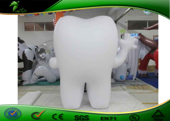 Huge Inflatable Advertising Balloons , Inflatable Tooth Model With Toothbrush