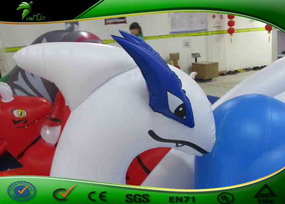 3m Sexy Blue Inflatable Cartoon Characters Pokemon Lugia Animal , SGS