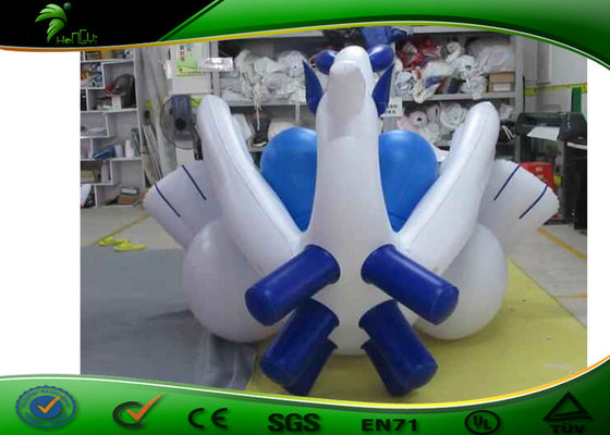 3m Sexy Blue Inflatable Cartoon Characters Pokemon Lugia Animal , SGS