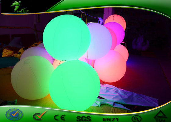 1M Dia Inflatable LED Balloon Light / Inflatable Hanging Lighting Decorations