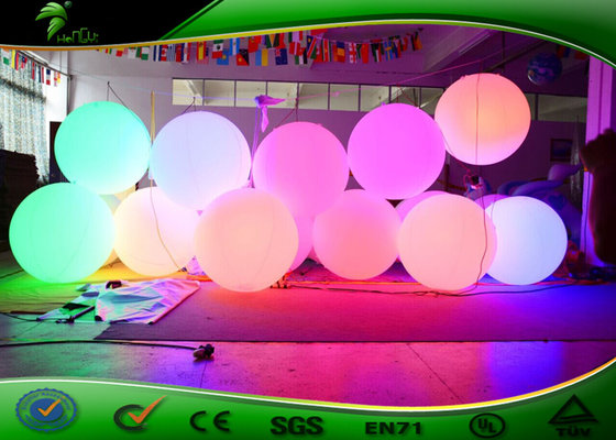 1M Dia Inflatable LED Balloon Light / Inflatable Hanging Lighting Decorations