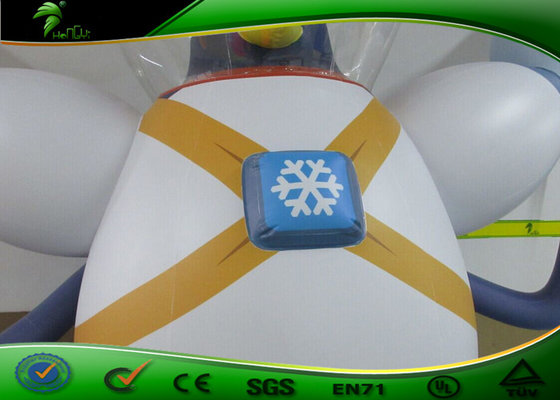Outdoor Advertising Balloons Standing 3M Tall Inflatable Penguin For Rent