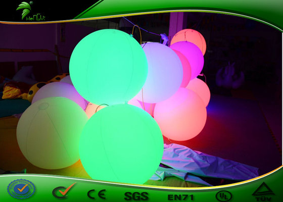 Inflatable Lighting Decoration , Colorful Decorative Inflatable Ball With LED Lighting , Inflatable LED Balloon