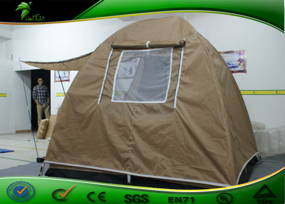 Folding Canopy Tent , Khaki Outdoor Traveling Waterproof Camping Tent