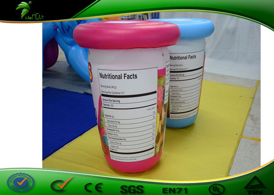 Blue Inflatable Cans Inflatable Advertising Balloons Pink Inflatable Bottle