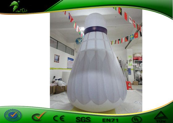3 M High White Inflatable Advertising Balloons Inflatable Shape Sport Badminton