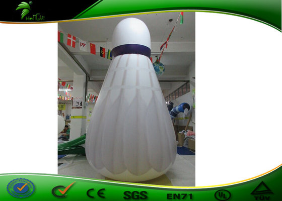 3 M High White Inflatable Advertising Balloons Inflatable Shape Sport Badminton