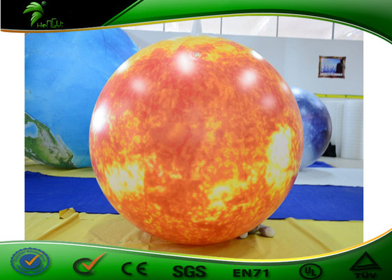 Inflatable Advertising Balloons , Dia 1m PVC Inflatable Venus Light Balloon / Inflatable Planet LED Lighting Ball