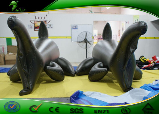 Inflatable Water Toys / 3m Long Black Inflatable Shark / Giant Inflatable Animal Toy Shark for Event