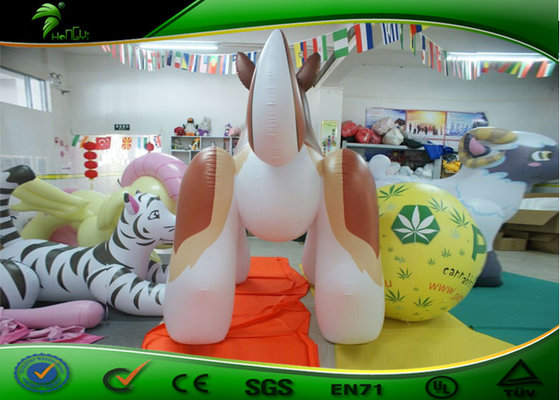 PVC Giant Brown Inflatable Dog Toys Inflatable Cute Toys Waterproof