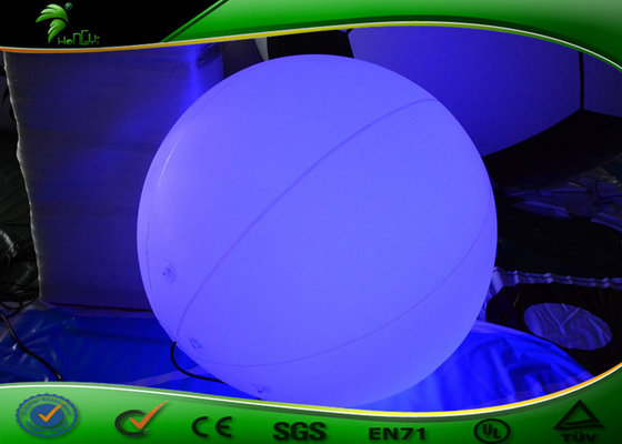 Inflatable Lighting Decoration /  Dia 1m Attractive PVC LED Lighting Balloon / Colorful Infalatable Light ball