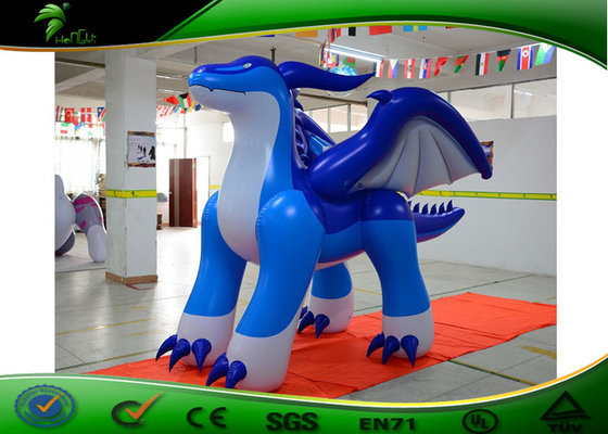 Flying Inflatable Dragon Pool Toy Inflatable Blue Dragon EN14960