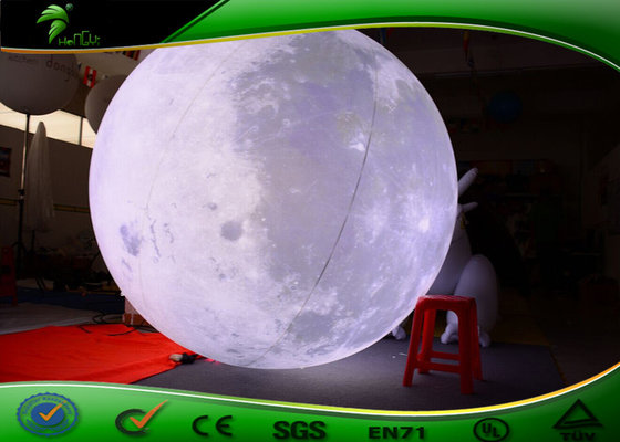 OEM Giant Inflatable Moon Ball Balloon With Led Light For Event