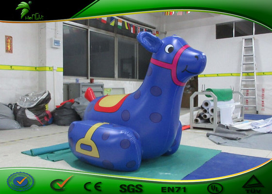 Design Purple Custom Inflatable Horse Blow Up Model Cartoon