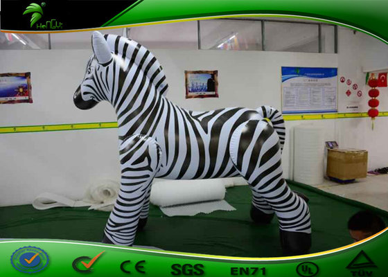 Durable Inflatable Cartoon Characters Replica Inflatable Zebra Horse Cartoon