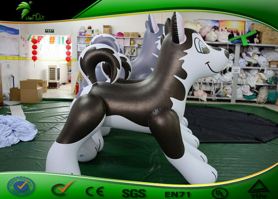 Water Proof Inflatable Cartoon Characters Black Blow Up Inflatable Dog