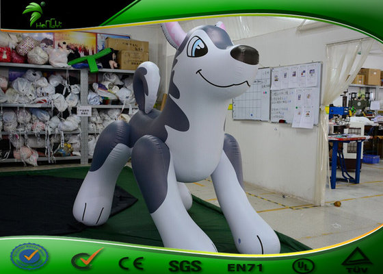 Husky Dog Inflatable Gray Husky Inflatable Cartoon For Sale Giant Inflatable Dog