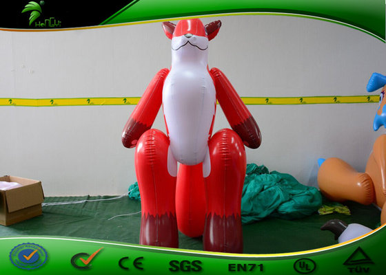 Inflatable Cartoon For Advertising / Inflatable Fox / Simulation Inflatable Animals